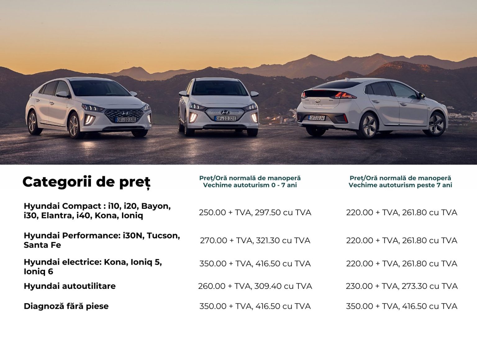 Tarife service | RMB Inter Auto